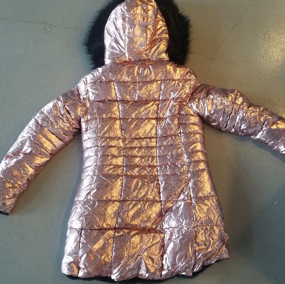 Jackets & Coats | Crackled Copper Metallic Parka Canadian Ja | Poshmark